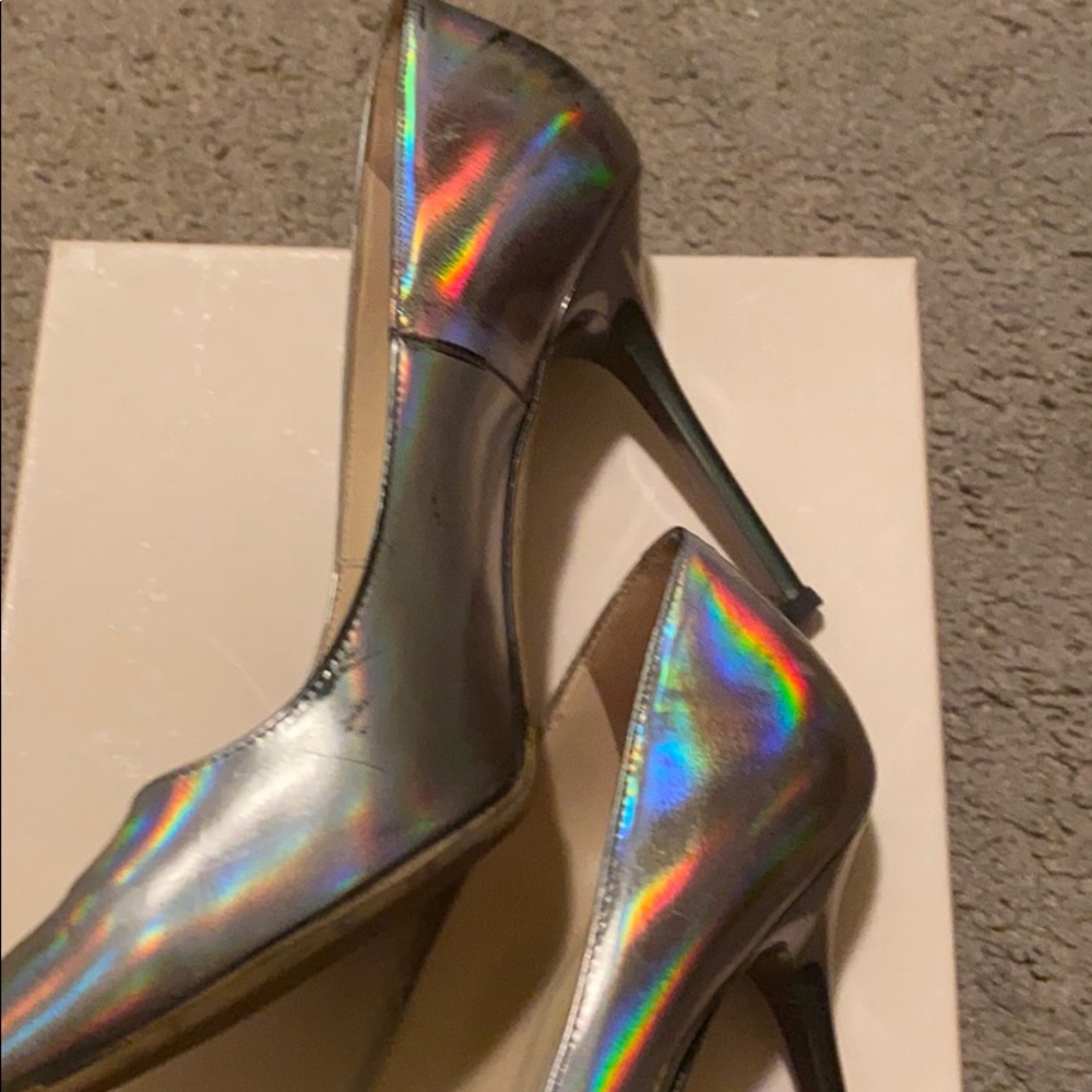 Jimmy Choo Mirror Romy Love 100 Pumps - Gem